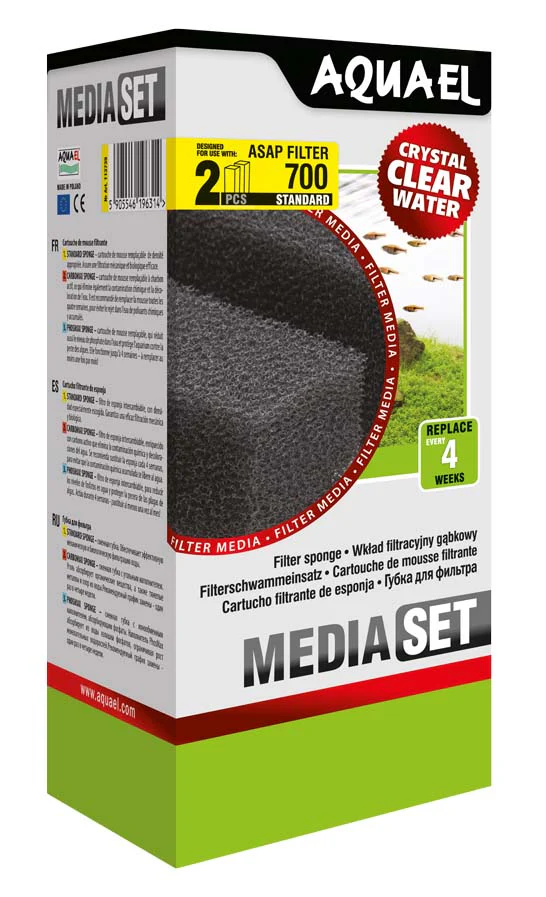 AQUAEL Rezervni filter uložak, sunđer Asap, Standard (2kom)