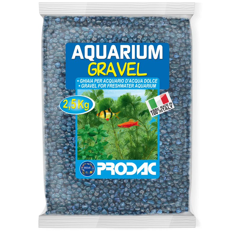 PRODAC Šljunak za akvarijum, 2-3mm, plavi, 2,5kg