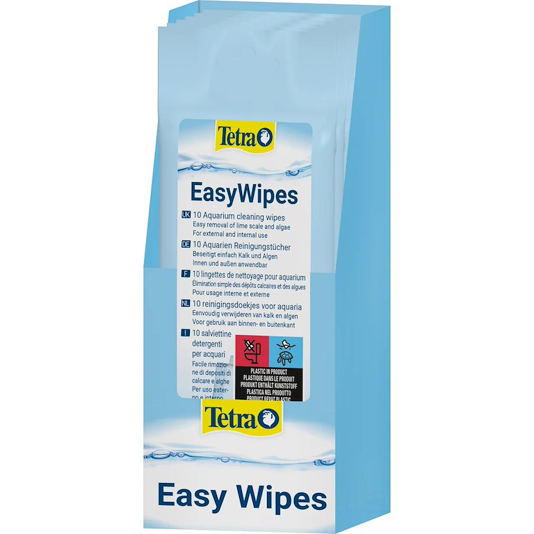 TETRA Tec Maramice za čišćenje akvarijumskog stakla EasyWipes 10 kom