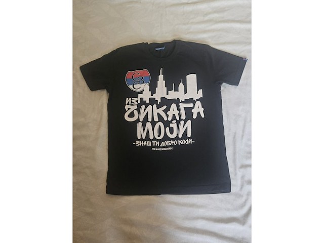 `Iz Čikaga moji` crna majica S - HO `Srbi za Srbe`