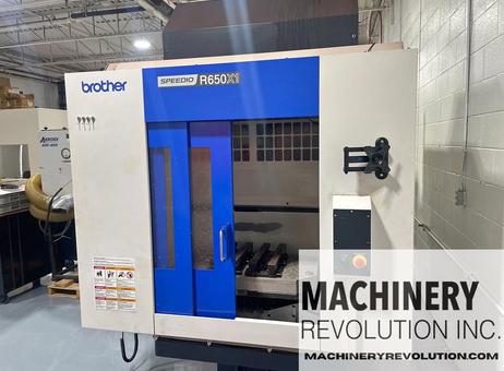 Vertikalni CNC strojni centar Brother R 650 X1 iz 2017. godine sa 16.000 o/min / Menjač paleta / TSC / WIPS