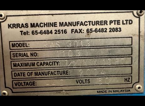 2004 Krras RAS 3013 1/2" X 10 Makaze