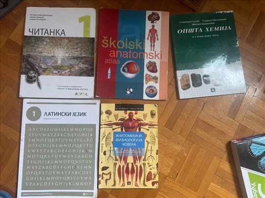 Knjige za 1. i 2. razred medicinske skole