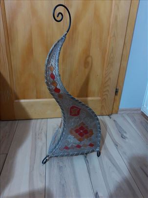 Ručno rađena lampa od kamilje kože