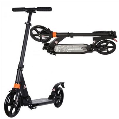 Veliki trotinet do 100 kg, crni