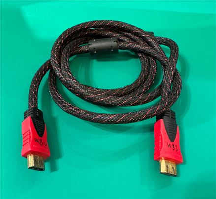 HDMI kabl, ojačan, pozlaćenih konektora 1.8m