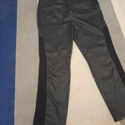 Gerry Weber crne ženske pantalone od eko kože l