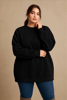 Duks od polara oversize 5xl crni