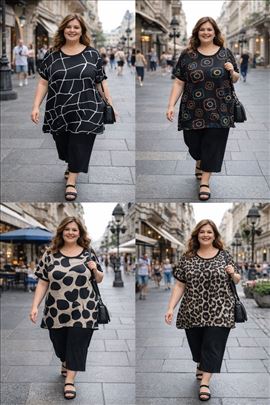 Viskozne tunike A kroja do 6xl