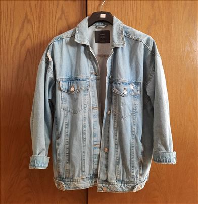 Oversized teksas jakna