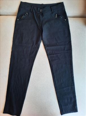 Crne helanke pantalone XL