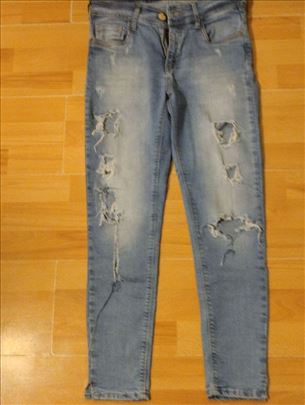 Isceokane farmerke dublji model