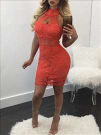 Heklana čipkasta Sexy haljina novo Sl. D