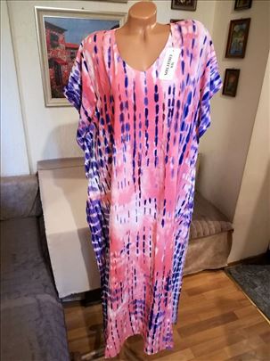 Kvalitetna ženska letnja haljina sa šarom Moda XL