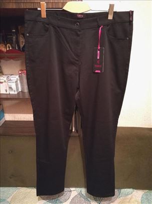 Nove zenske pantalone za punije dame Kubra Crne 56