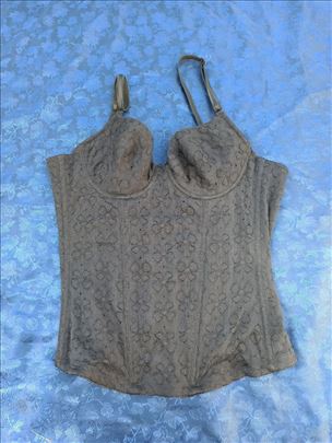 Crni čipkani korset 42B/95