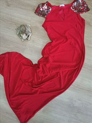 Crvena duga haljina