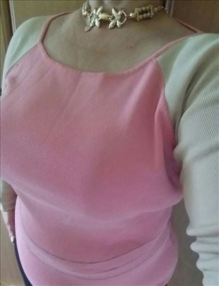 Tunika roze - krem boje