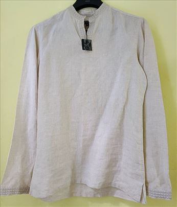 Marks&Spencer lanena bluza, bež, novo