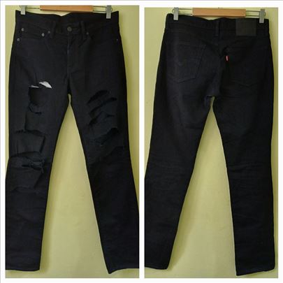 Levis farmerke, crne, letnje, original 31x34