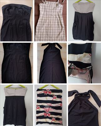 Paket 4 haljine i suknja L