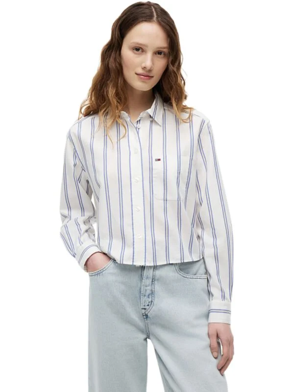 Tommy Hilfiger - Pamučna ženska košulja