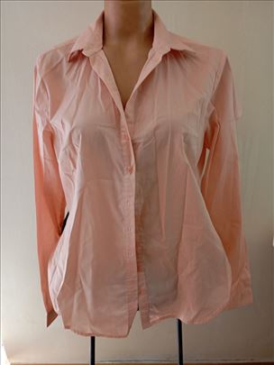 Kao nova roze strukirana košulja Vel XL