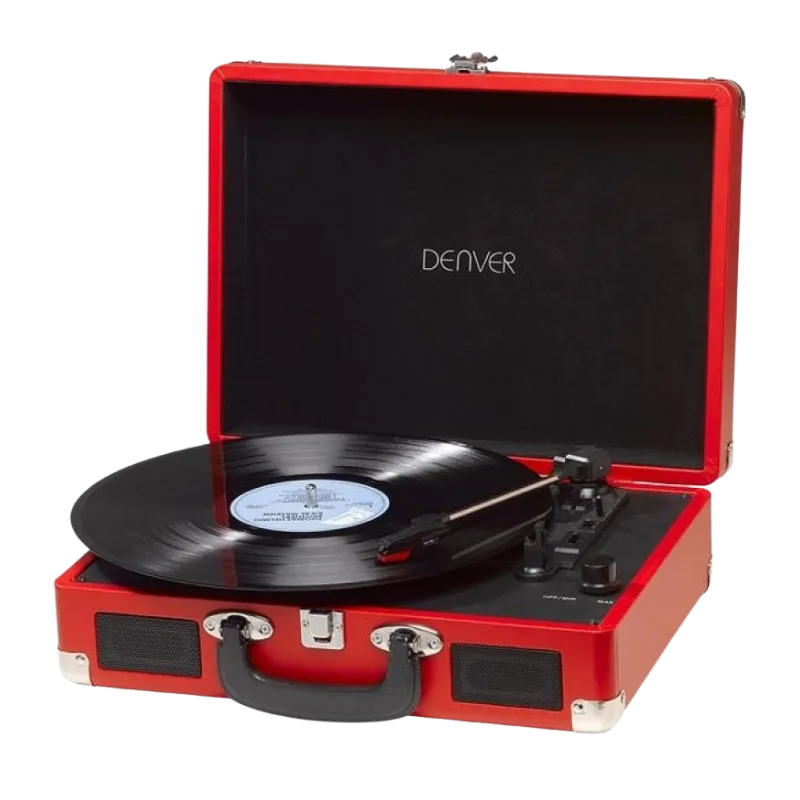DENVER VPL-120 gramofon, Crveni