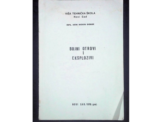 Bojni otrovi i ekspozivi ➡️ za internu upotrebu