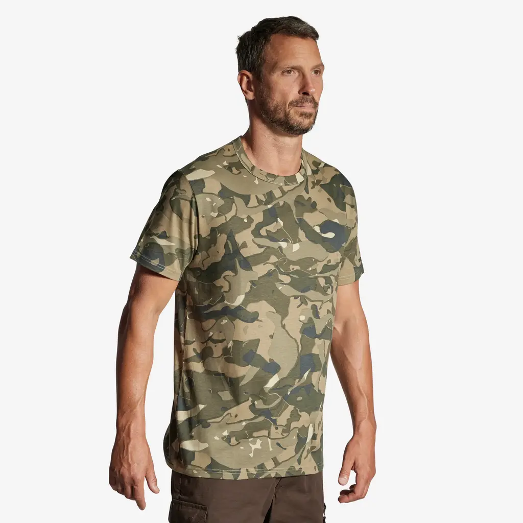Muška majica za lov WOODLAND 100