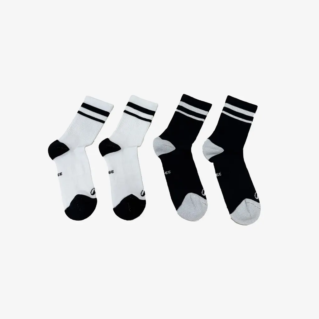 Crno/bele čarape za tenis RS 300 (4 para)