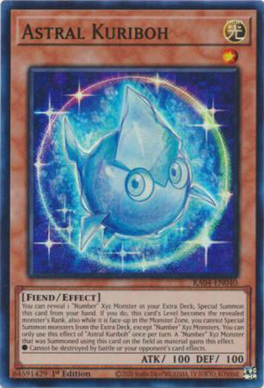 Astral Kuriboh - RA04-EN040-SR - (V.1 - Super Rare) 1st Edition