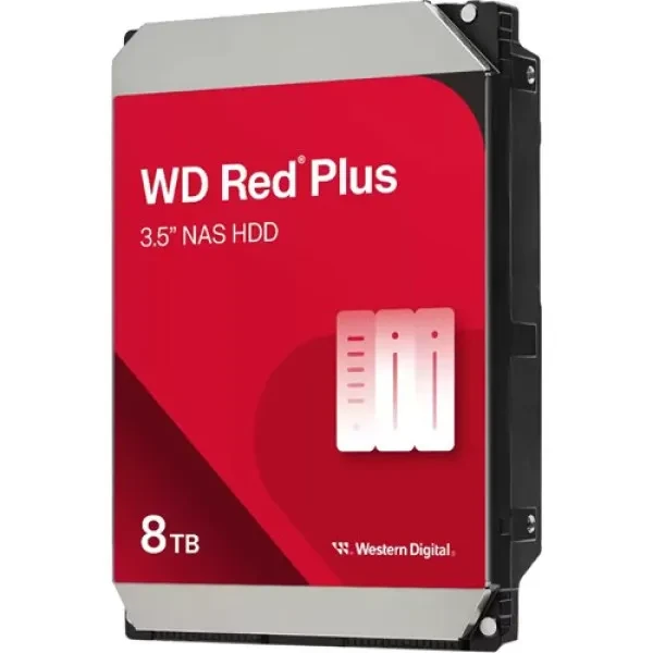 HDD WD 8TB WD80EFPX Red Plus 5640RPM 256MB