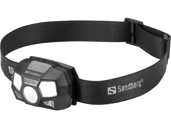 Baterijska naglavna lampa Sandberg 5u1 421-10 punjivasenzor