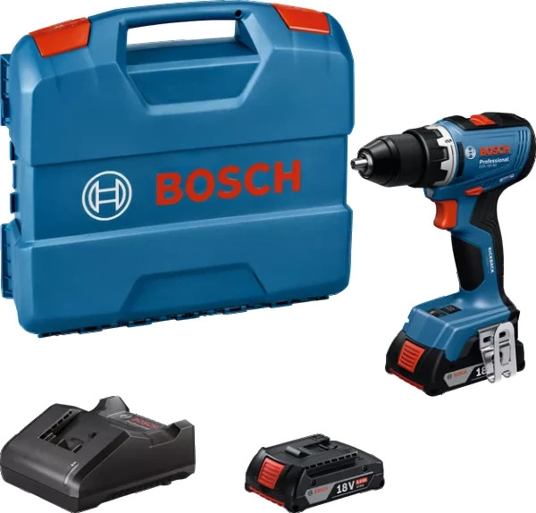 AKUMULATORSKA BUŠILICA - ODVRTAČ BOSCH GSR 18V-65; 18V; 2X2,0AH + KOFER