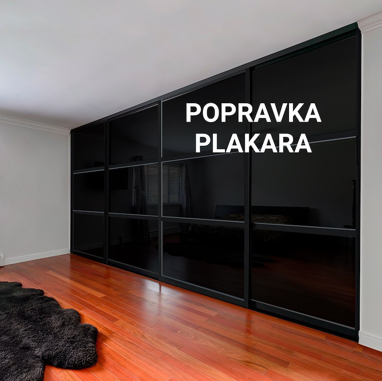 Popravka plakara kliznih vrata