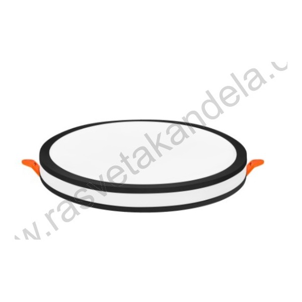LED panel ugradni 3CCT 36W 3000/4000/6500K PAULA-36 crni