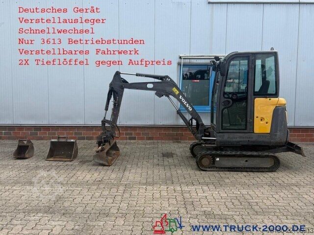 Mini bager
Volvo Volvo EC20D Minibagger + Schaufel NUR 3.613 BH