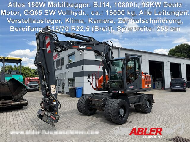 Točkaš bager
ATLAS 150W Mobilbagger OQ65 SW Vollhydr.
