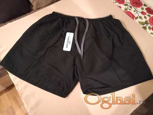 Novi muski sorts Fashion u velikom broju 3XL Crni Novo