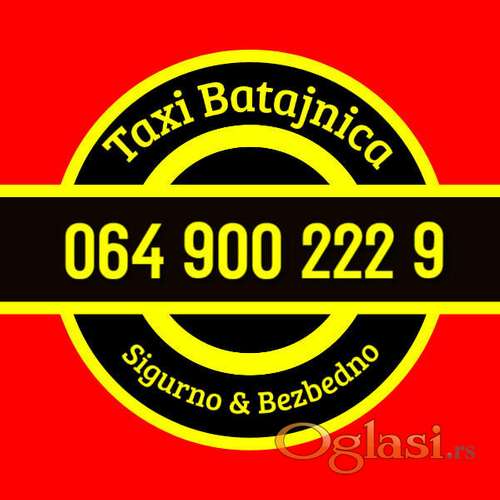 Taxi Batajnica – Pouzdan prevoz u svako doba dana i noći