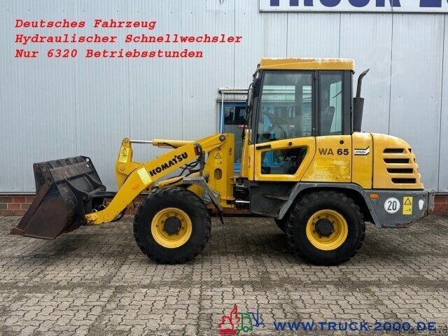 Utovarivač na točkovima
Komatsu Komatsu WA 65-3 Nur 6.320 BH + Schaufel 0,7 m³