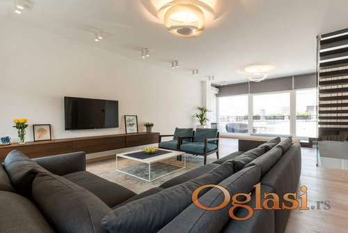 Izdavanje penthouse Vracar-Petosoban lux,garaza,novogradnja