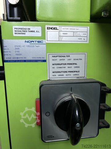 Mašina za brizganje plastike
ENGEL VC 1350220 TECH