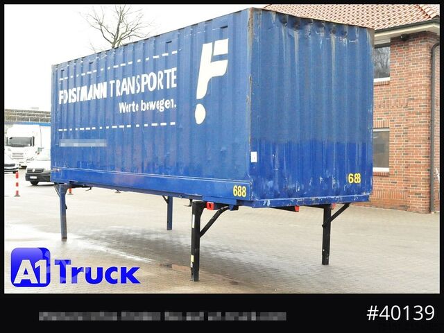 Menjajući nadgradnja sa kutijastom strukturom
KRONE BDF 7,82 Container, 2700mm Innenhöhe, Portaltür