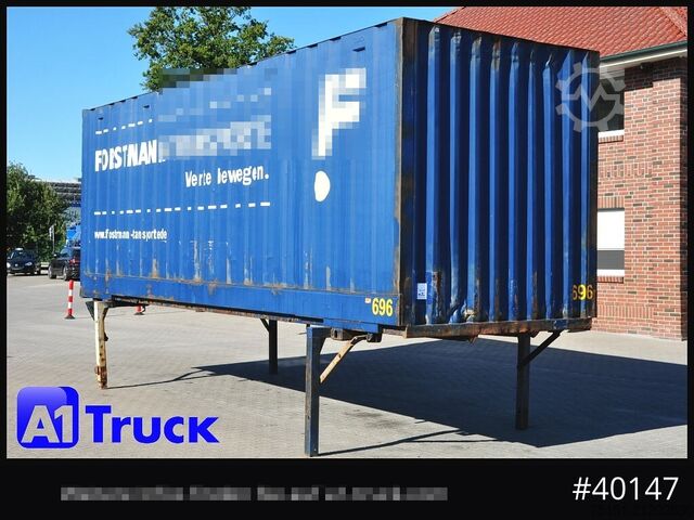 Menjajući nadgradnja sa kutijastom strukturom
KRONE BDF 7,82 Container, 2700mm Innenhöhe, Portaltür