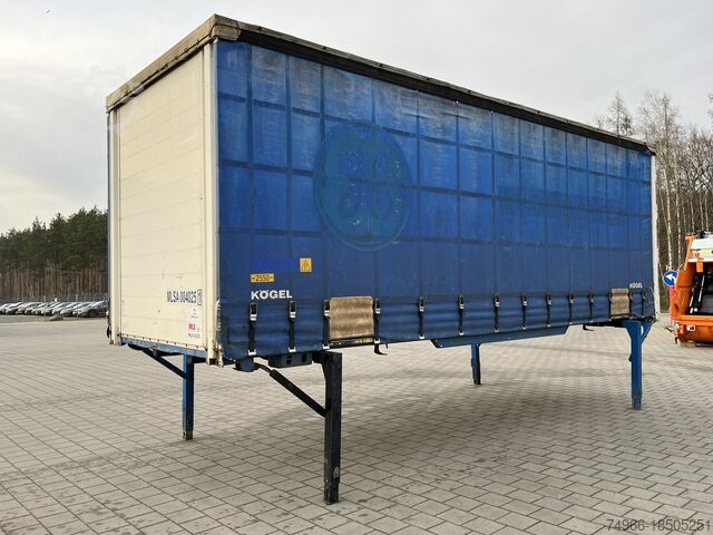 Swap body with platform & tarpaulin
Kögel BDF Wechselpritsche Gardine 7,45