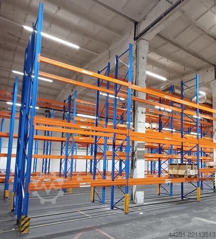 7,5 m paletni regalski sistem, visina 4,50 m, 4 nivoa
Stow Pal Rack System