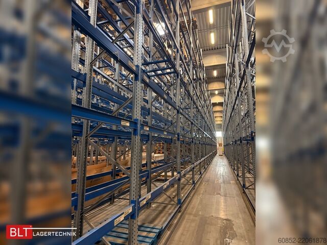 Industrijska polica
SSI Schäfer PR600 – 101 lfm | Höhe 9,85m Boden + 4 Ebenen | Fachlast bis 3500 kg