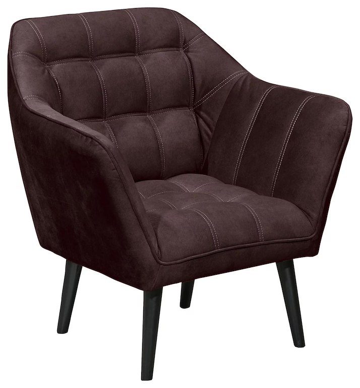 KOKTEL FOTELJA 84/87/70 cm , patlidžan